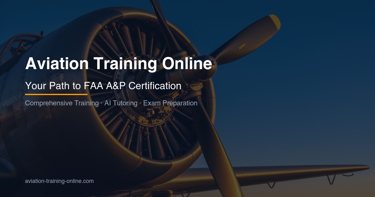 Aviation Training Online | FAA A&P Certification
